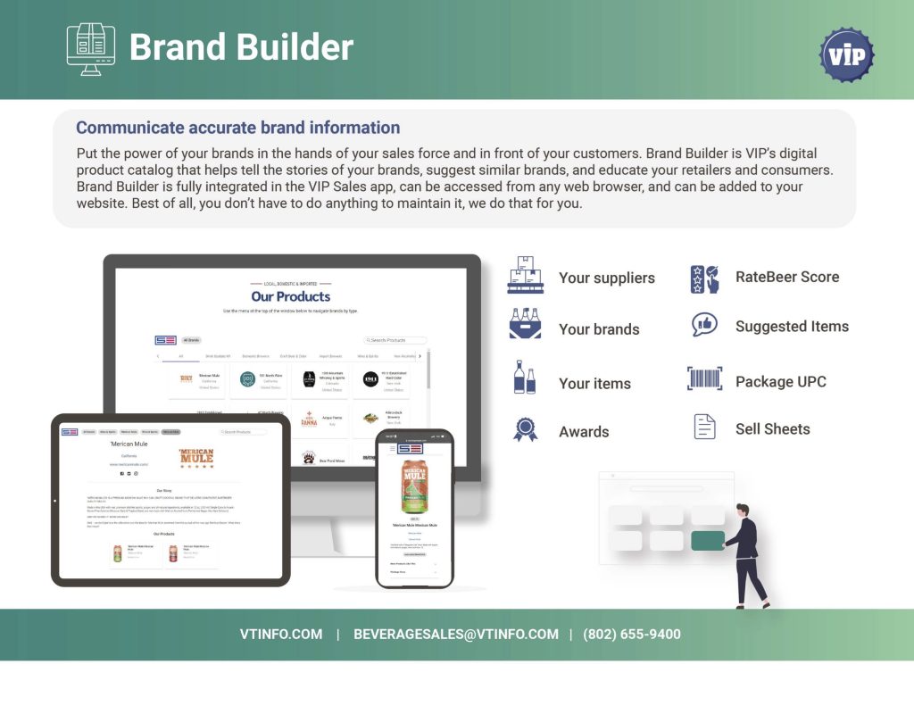 Brand Builder, VIP's Digital Product Catalog