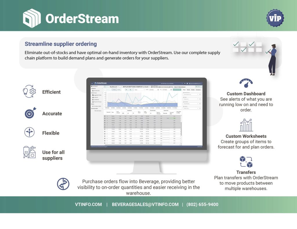 OrderStream productivity tool, improve customer services on the road